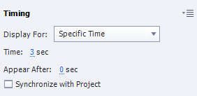 Set the properties of widgets with Adobe Captivate Classic